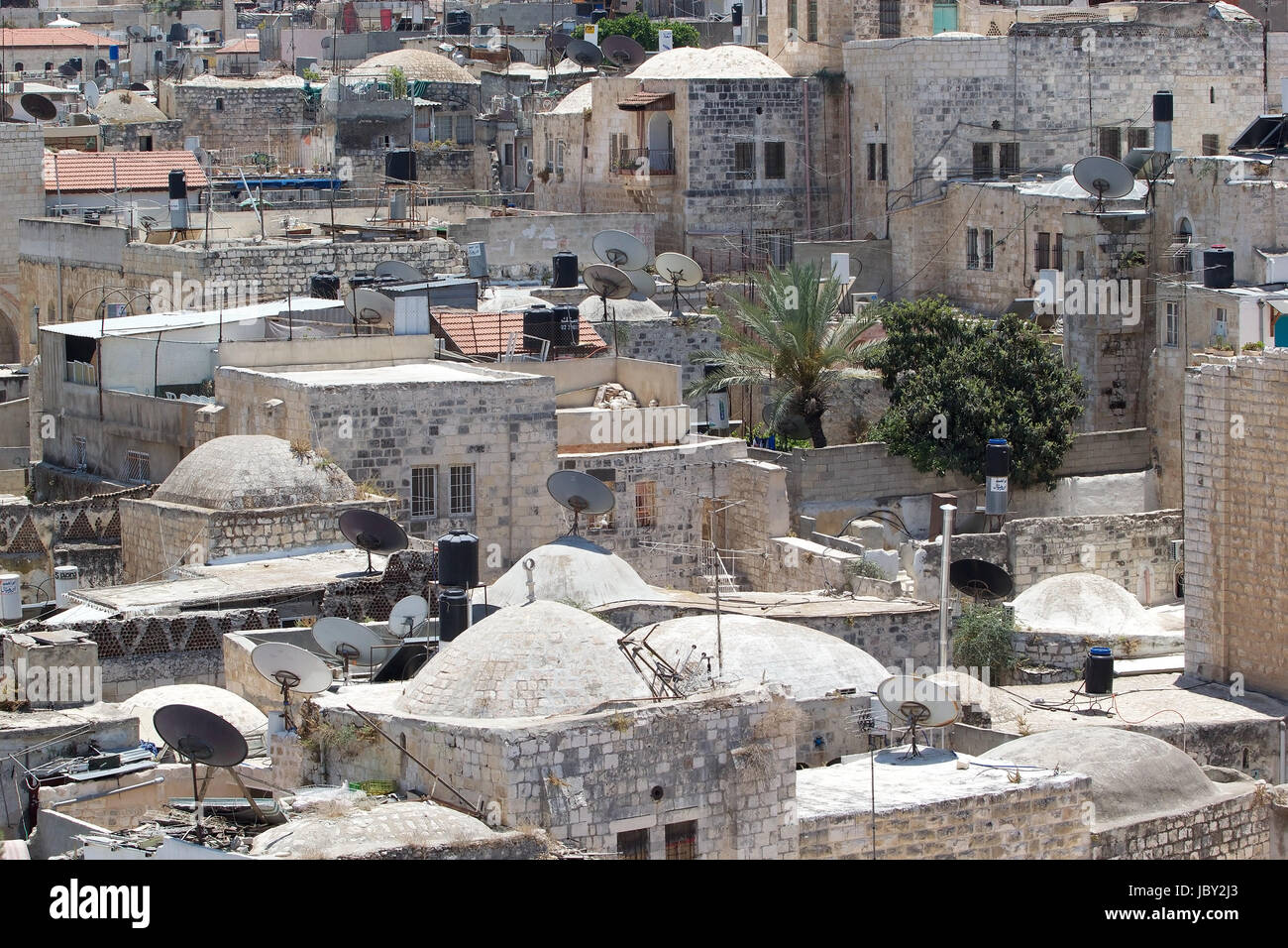 Jerusalem old town city view, Jerusalem, Israel Stock Photo - Alamy