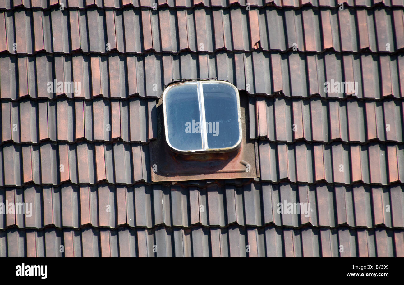 Roof tiles with Dormer window Stock Photo - Alamy