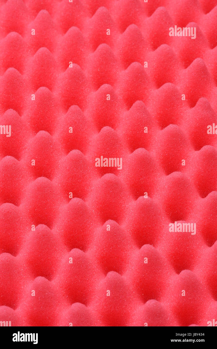 Red acoustic foam abstract background Stock Photo - Alamy