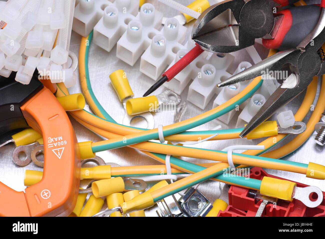 Electrical component kit and tools to use in electrical installations ...