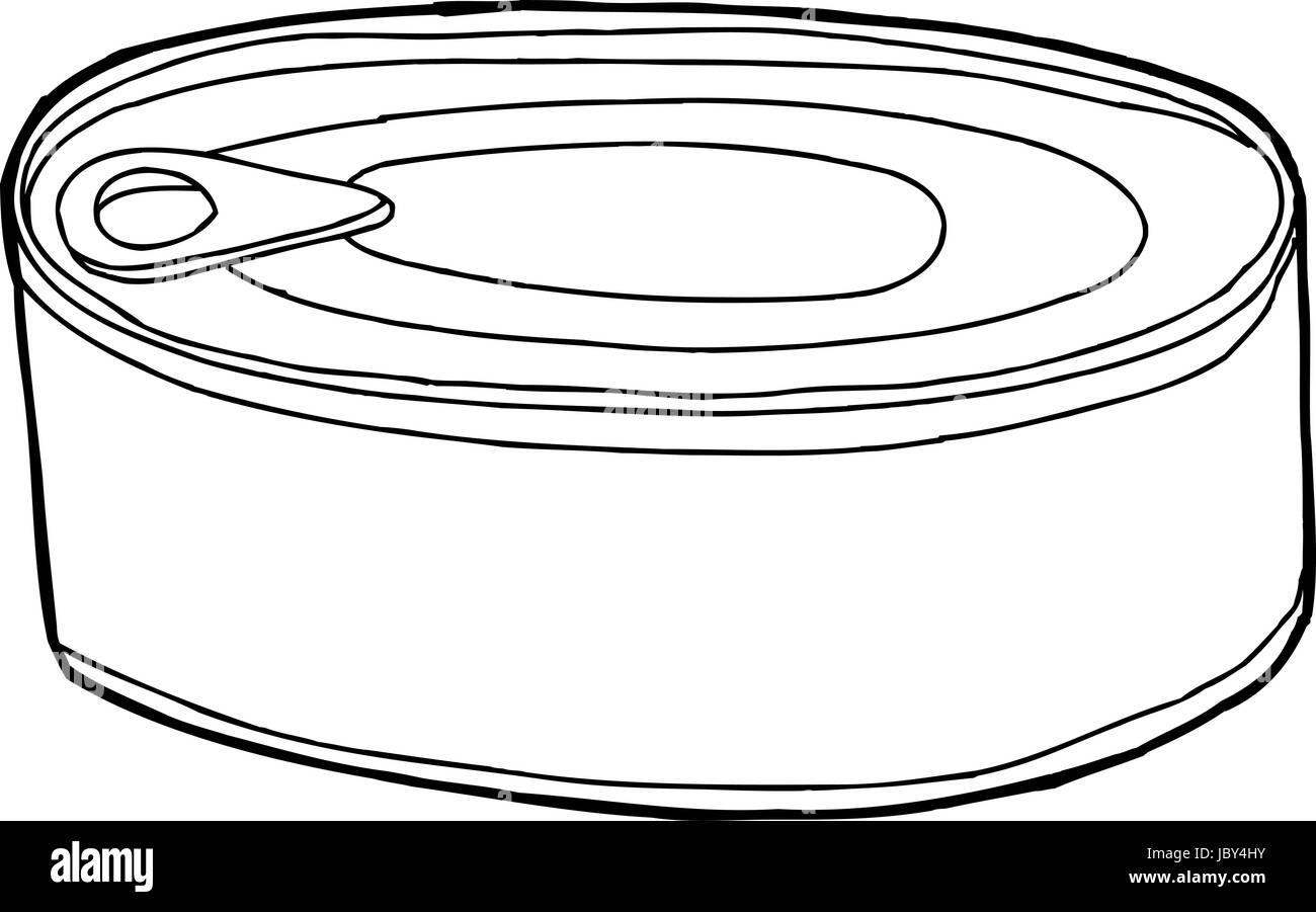 Canned cartoon Black and White Stock Photos & Images - Alamy