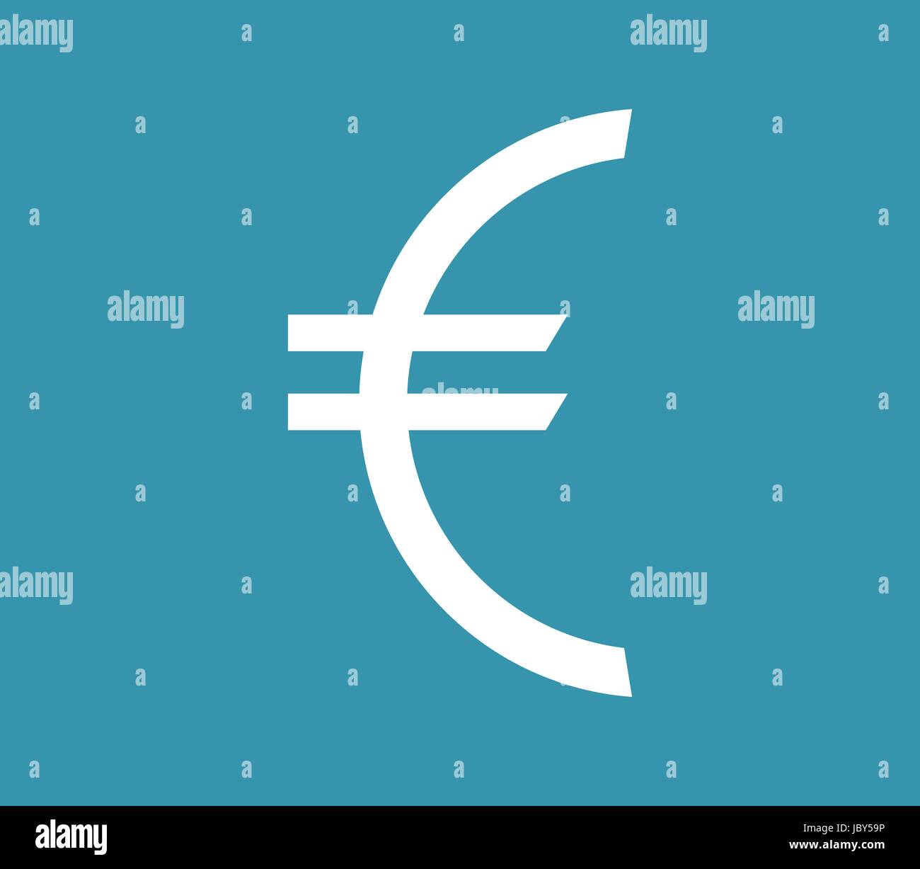 Euro icon on white background in vector Stock Vector Image & Art - Alamy