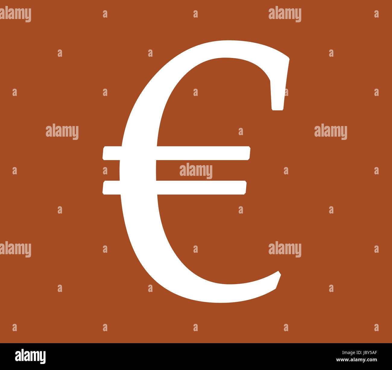 Euro icon on white background in vector Stock Vector Image & Art - Alamy