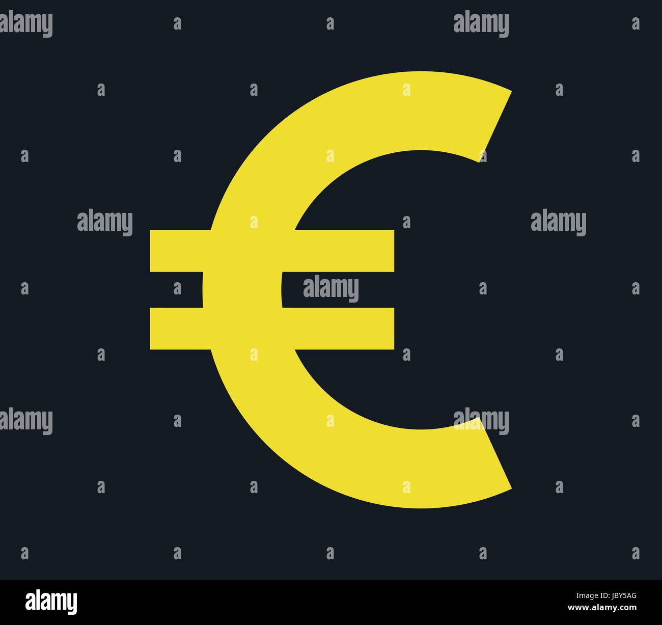 Euro icon on white background in vector Stock Vector Image & Art - Alamy