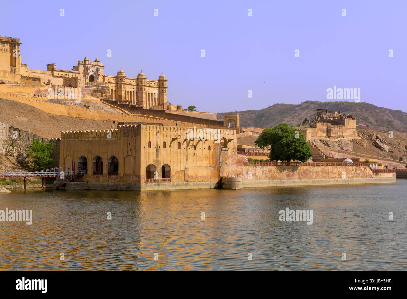 Famous Rajasthan landmark - Amer (Amber) fort, Rajasthan, India Stock ...