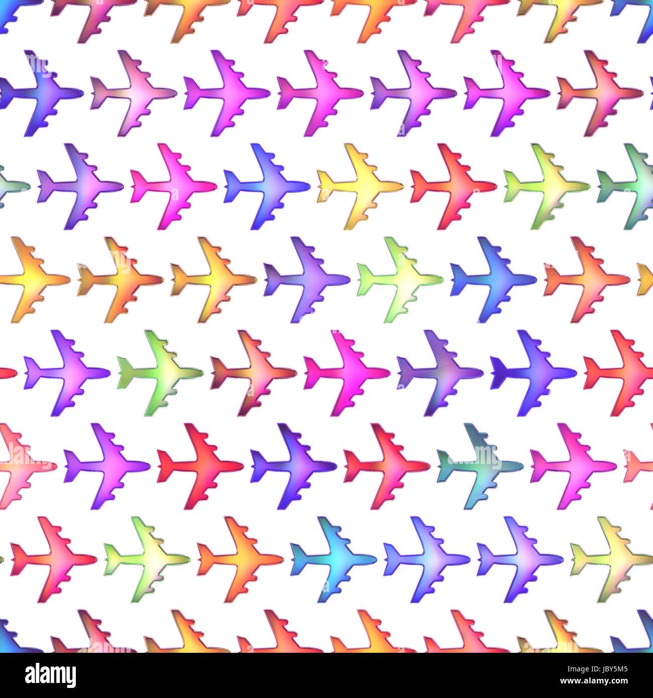Seamless colorful texture airplane Stock Photo - Alamy