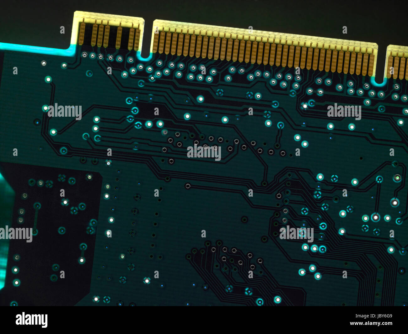 full frame detail of a printed circuit board Stock Photo - Alamy