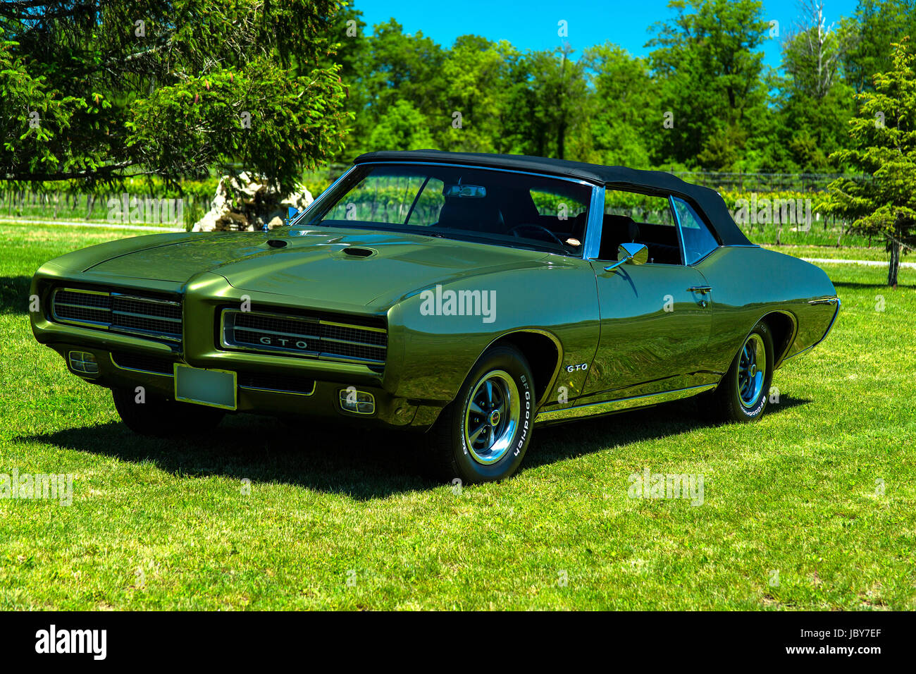 1969 Pontiac GTO Convertible Stock Photo - Alamy