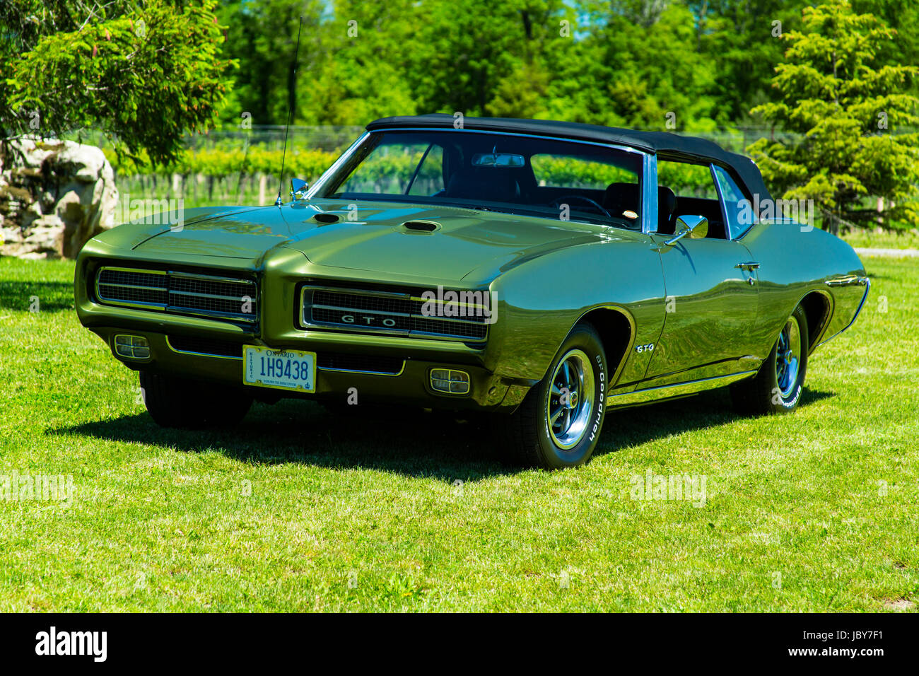 1969 Pontiac GTO Convertible Stock Photo - Alamy