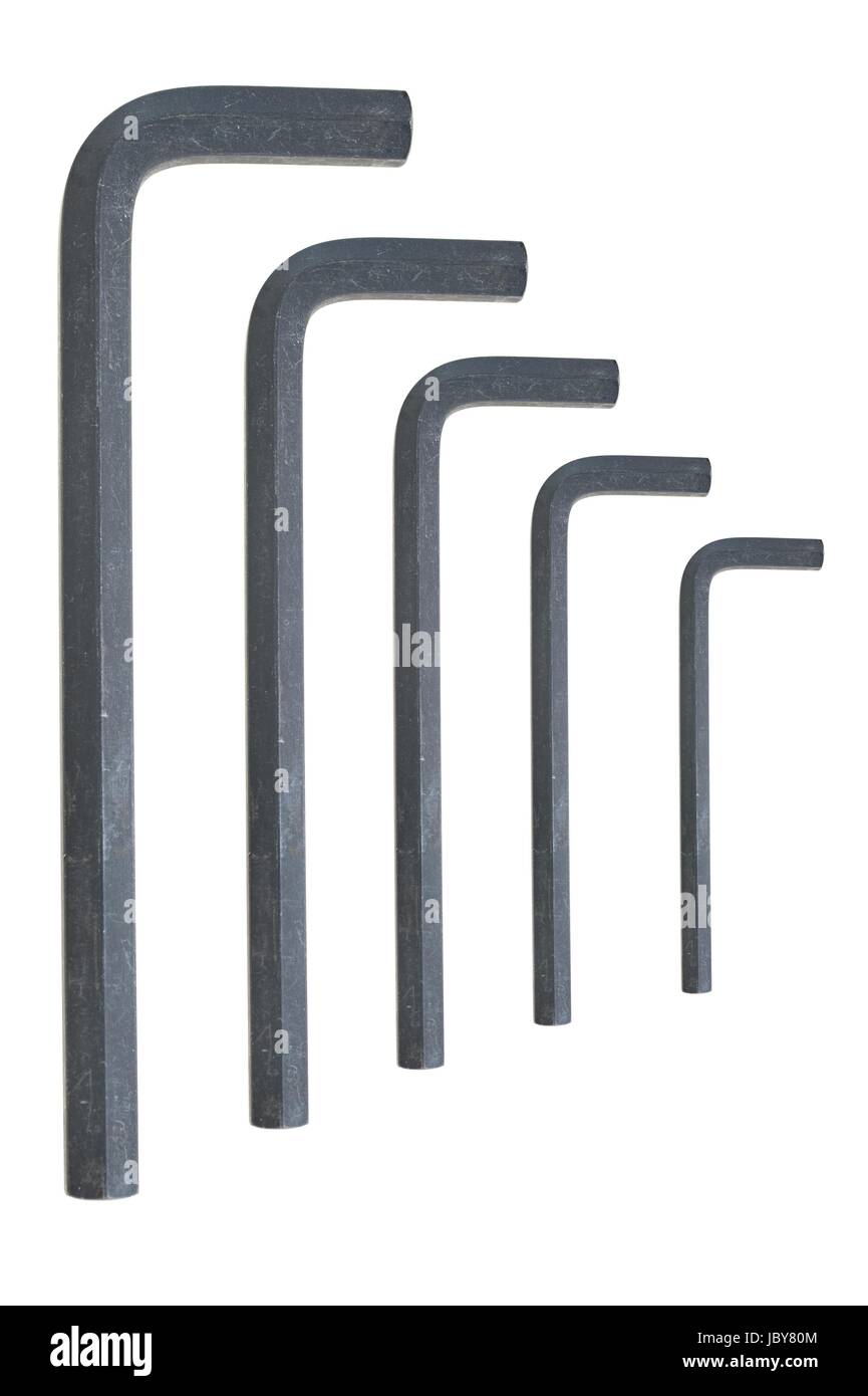 A close up shot of a Allen Key tool Stock Photo - Alamy