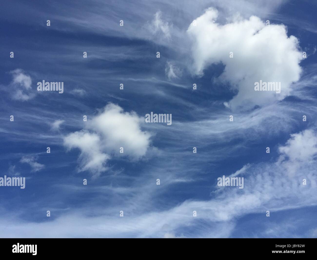 Stormy Fantasy Clouds and Sky Like Waves Stock Photo - Alamy