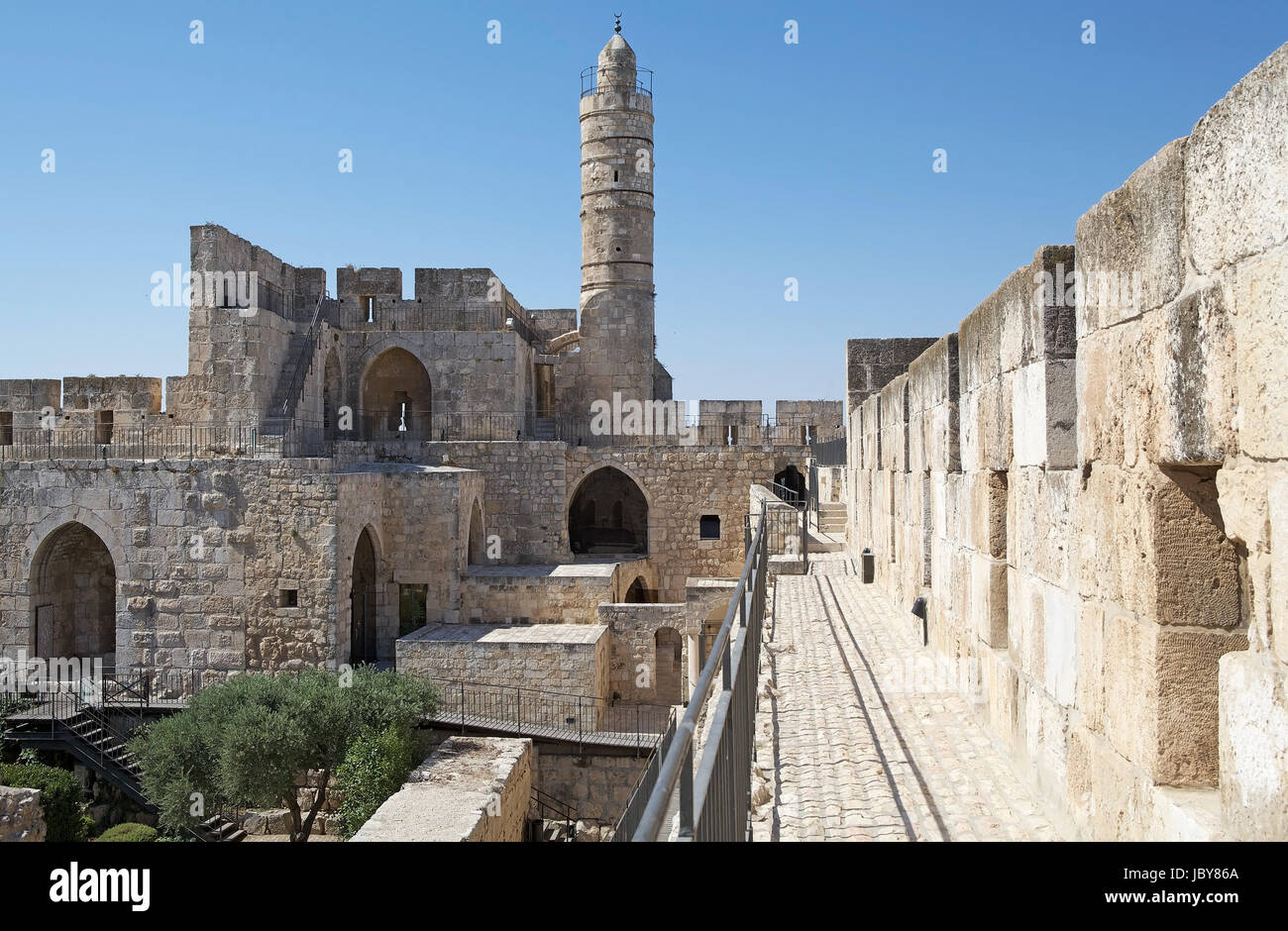 Davis's Citadel in the Jerusalem old town, Jerusalem, Israel Stock ...