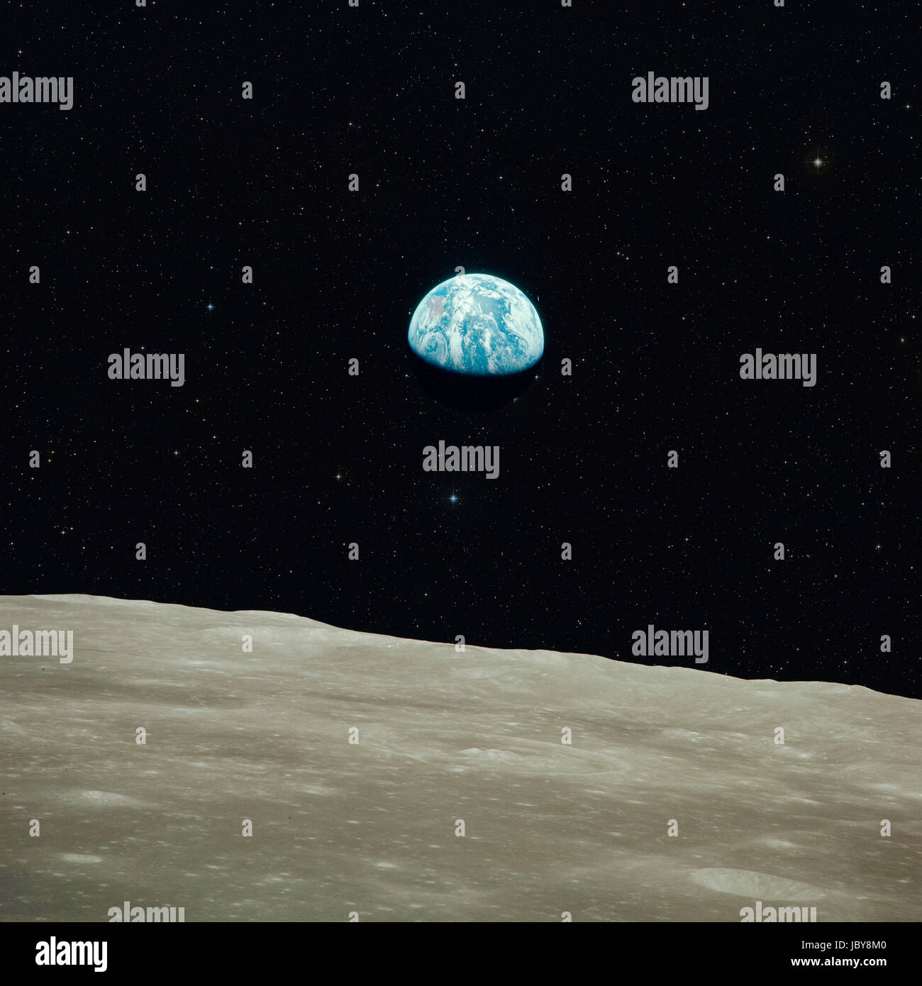 View Of Moon From Space