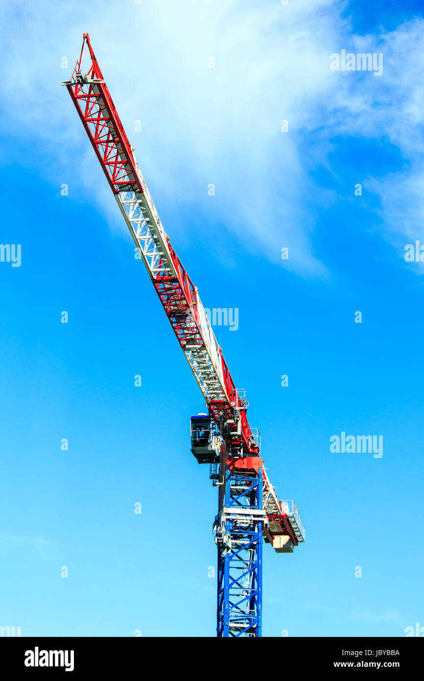 White Tower Crane High Resolution Stock Photography and Images - Alamy