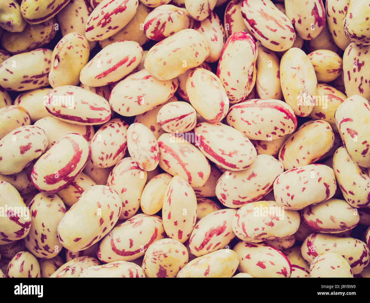 Vintage retro looking Picture of Beans soup salad food background Stock ...