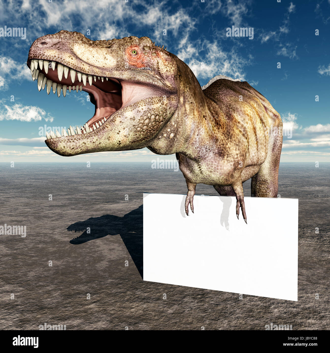 Dinosaur tyrannosaurus rex advertising hi-res stock photography and ...