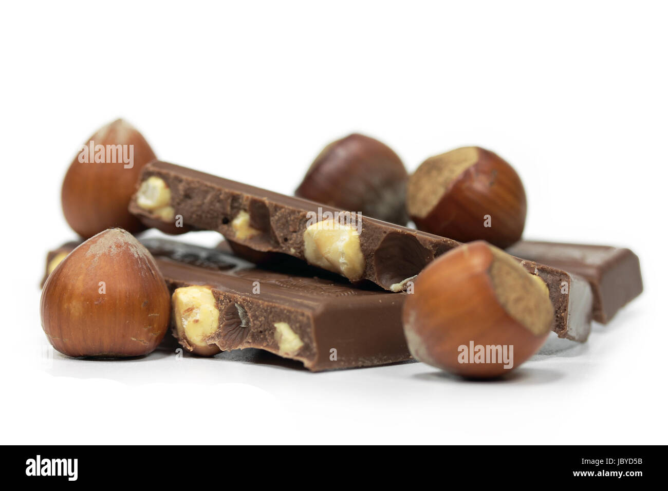 chocolate with nuts Stock Photo - Alamy