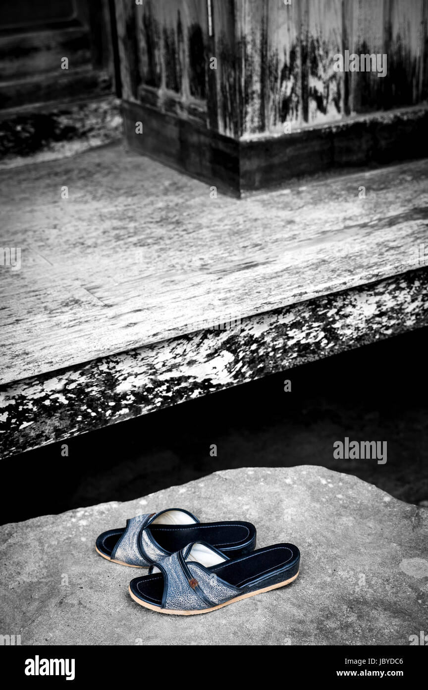 Japanese house slippers hi-res stock photography and images - Alamy