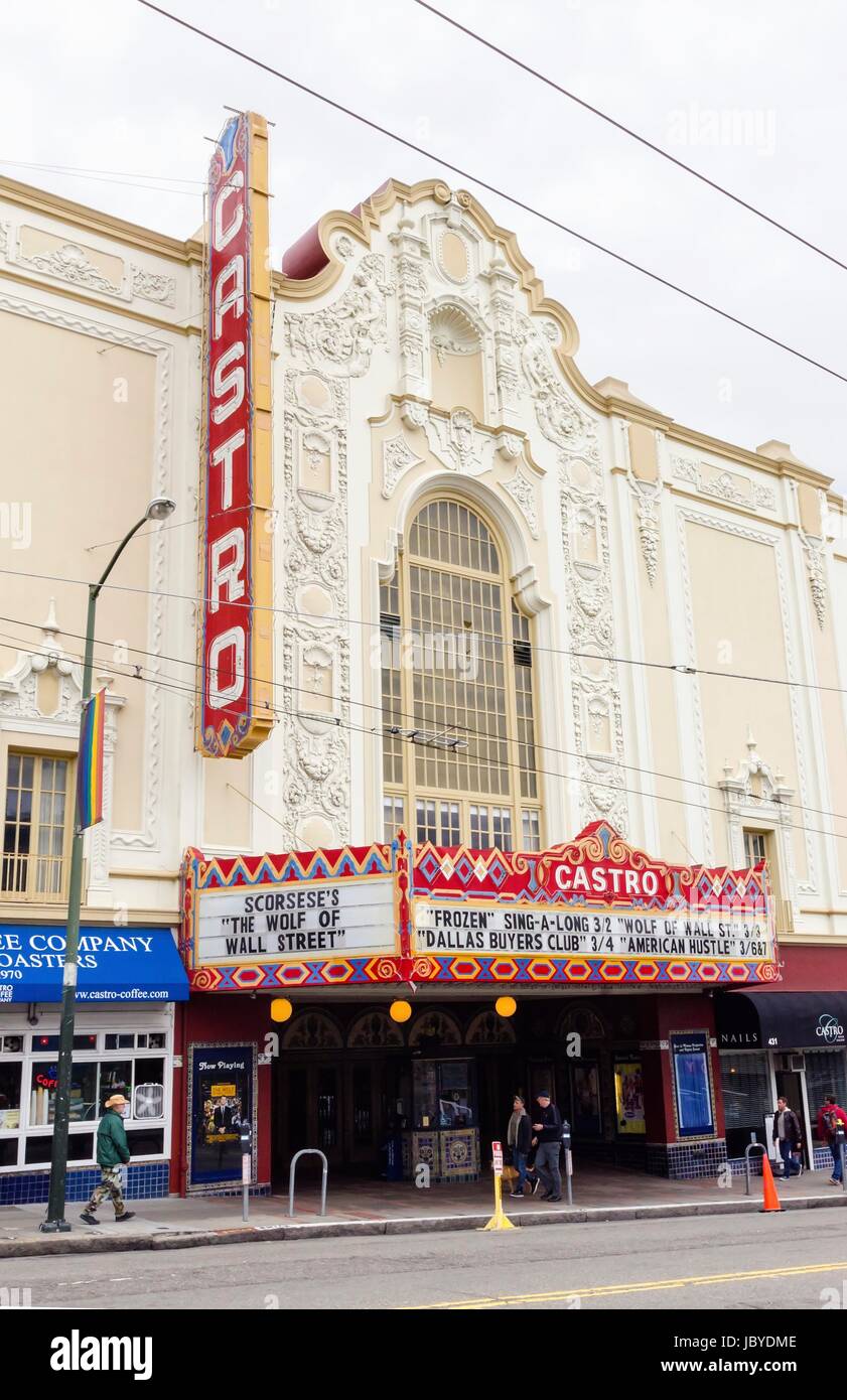The Castro theater in San Francisco, California, United States of ...