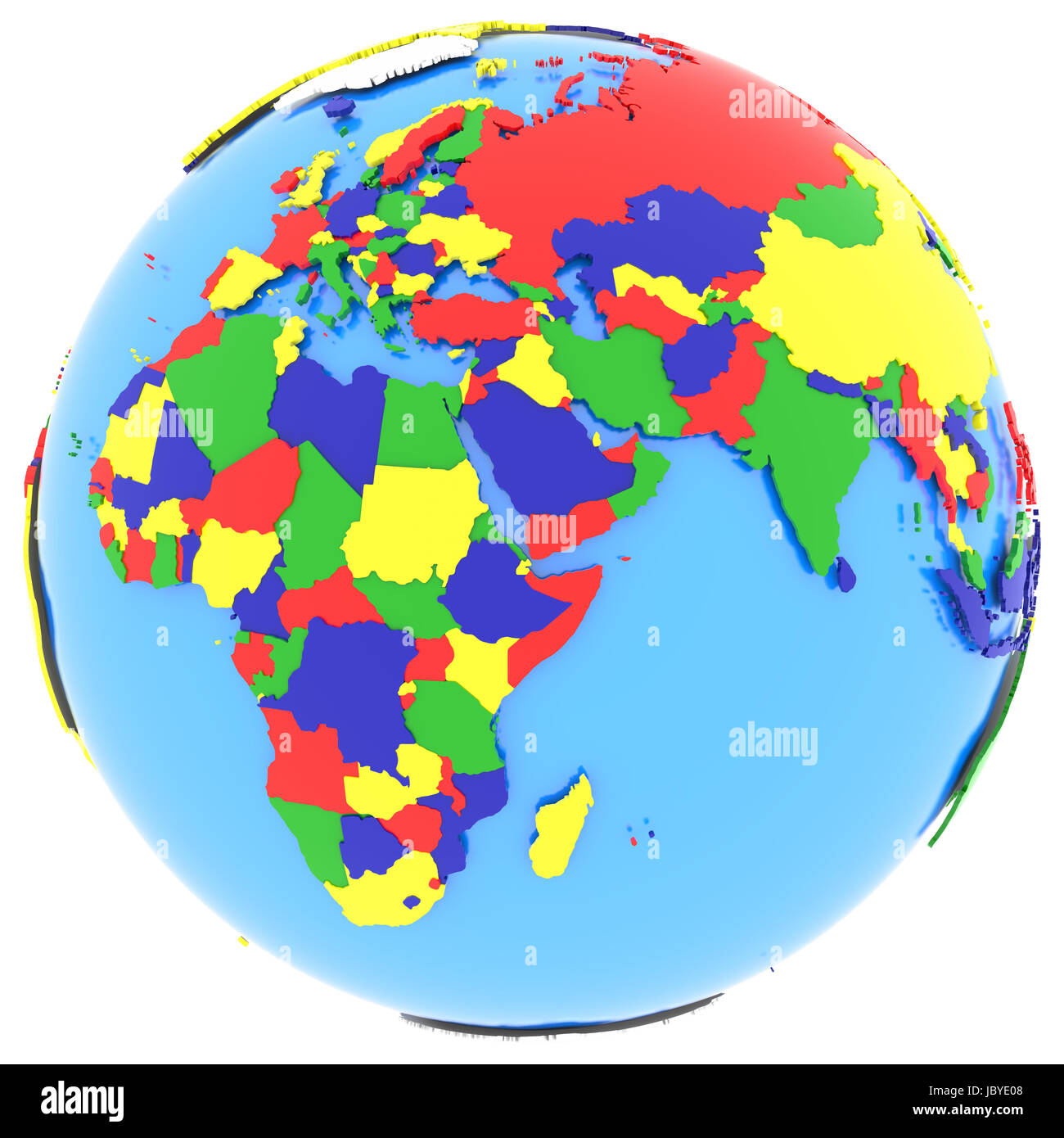 Eastern Hemisphere Political Map
