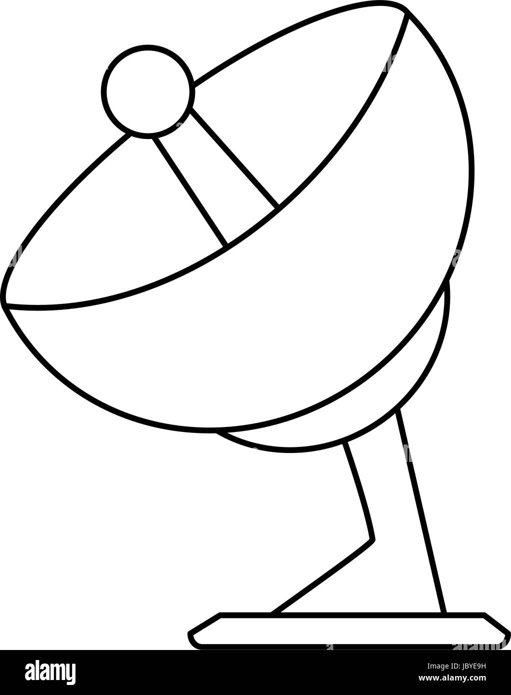 Dish icon image Black and White Stock Photos & Images - Alamy