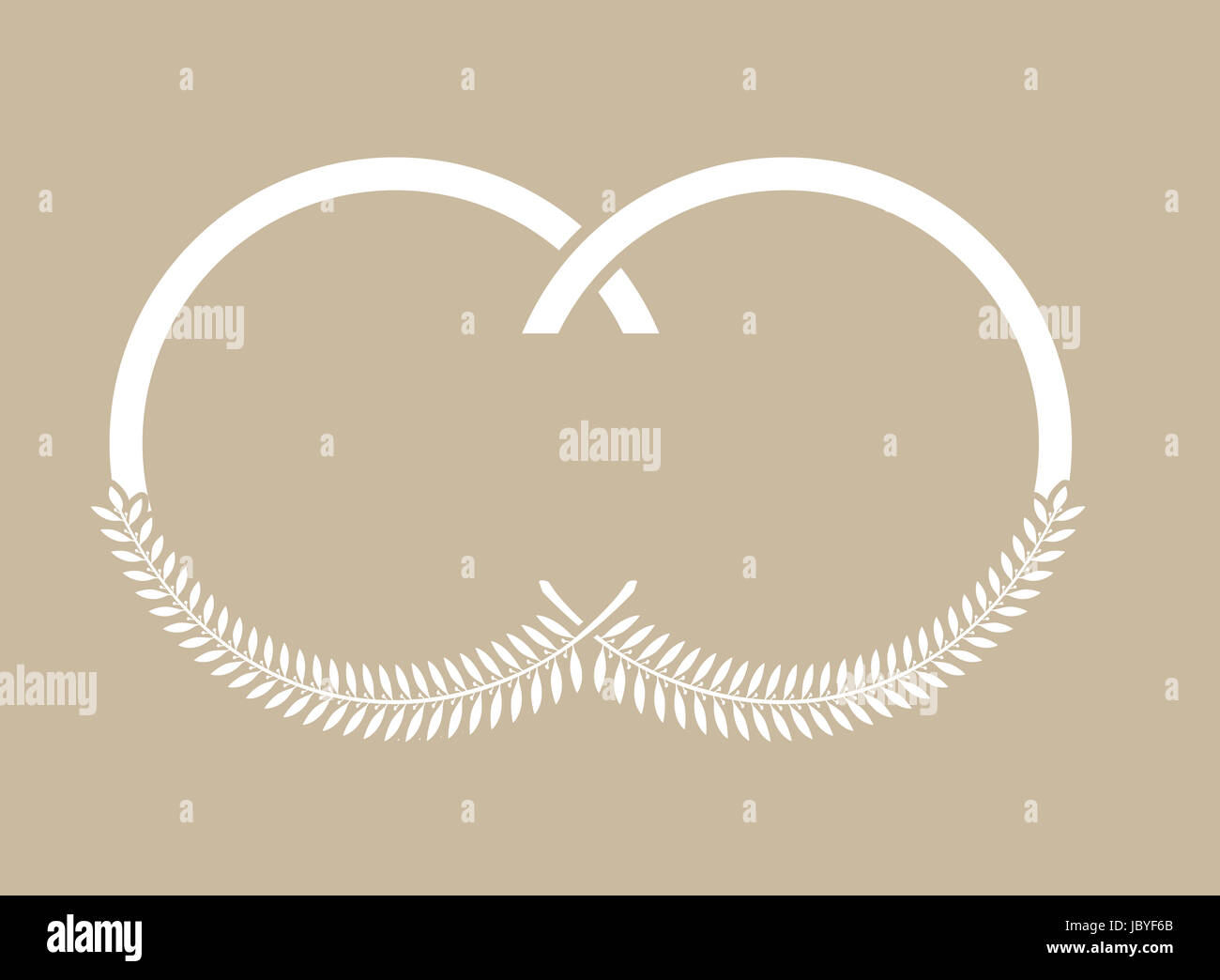 Vector illustration of Abstract creative sign logo Stock Photo - Alamy