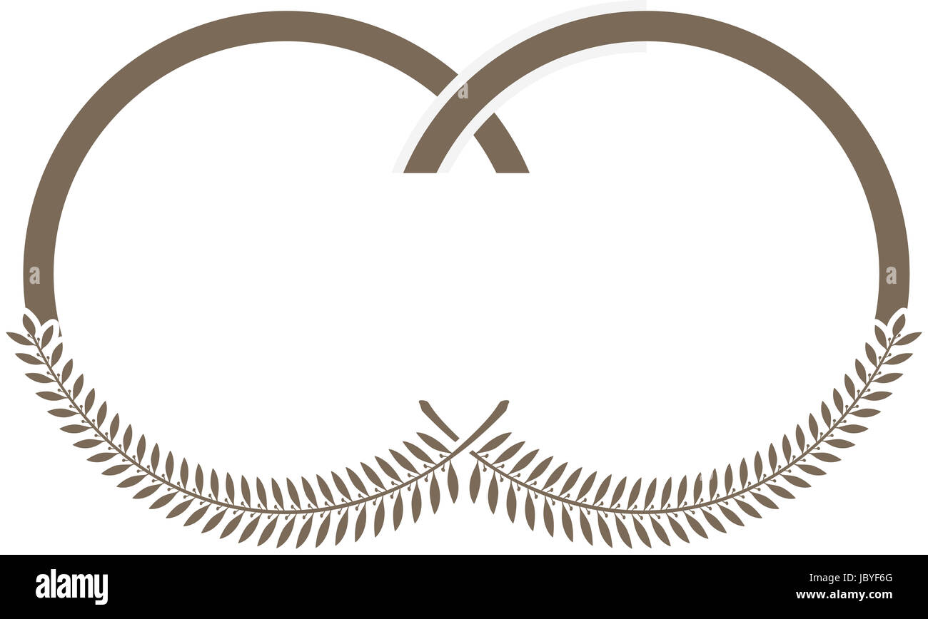 Vector illustration of Abstract creative sign logo Stock Photo - Alamy