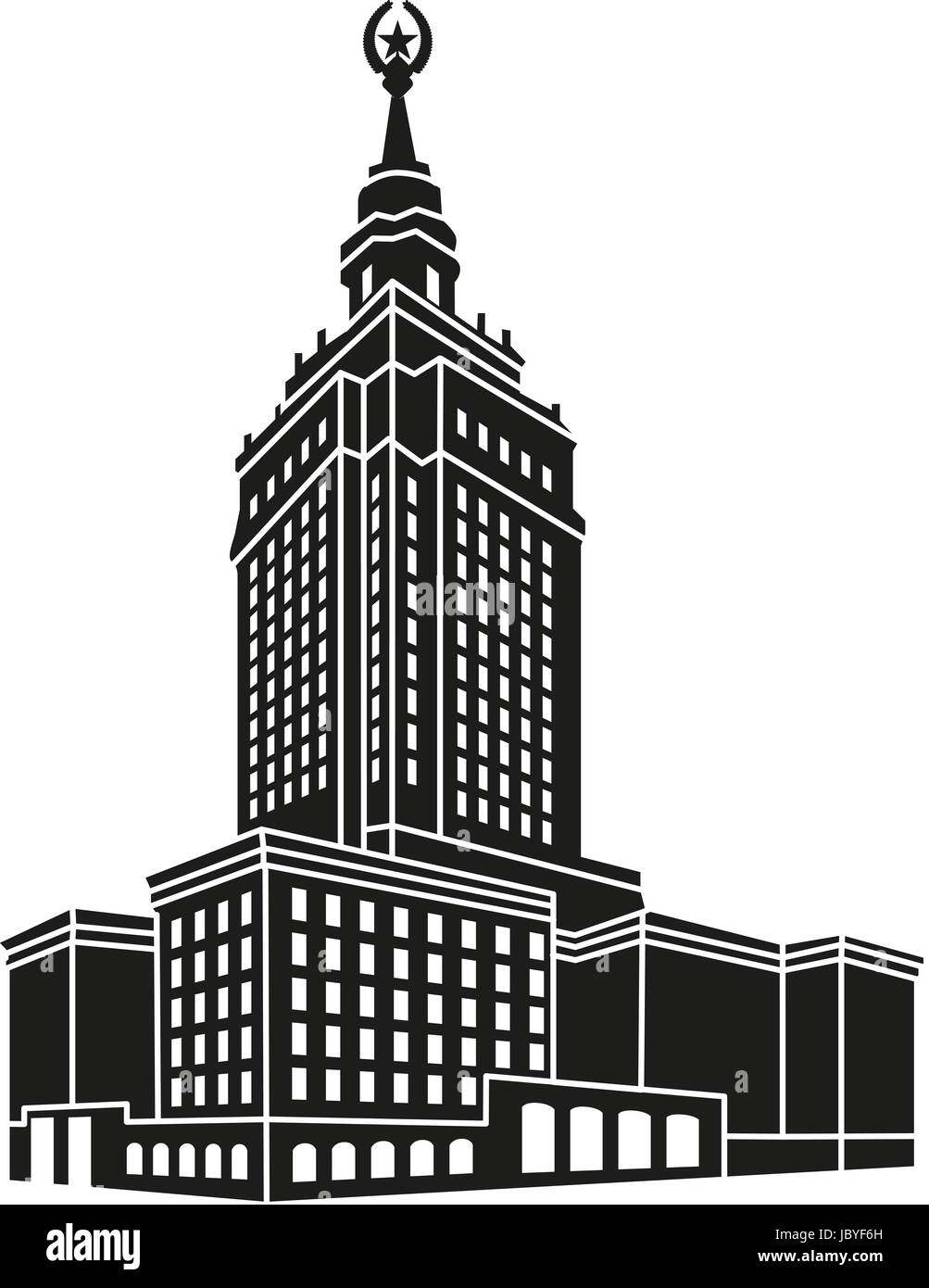 Contour Building Illustration - Vector Contour Acchitecture Series ...