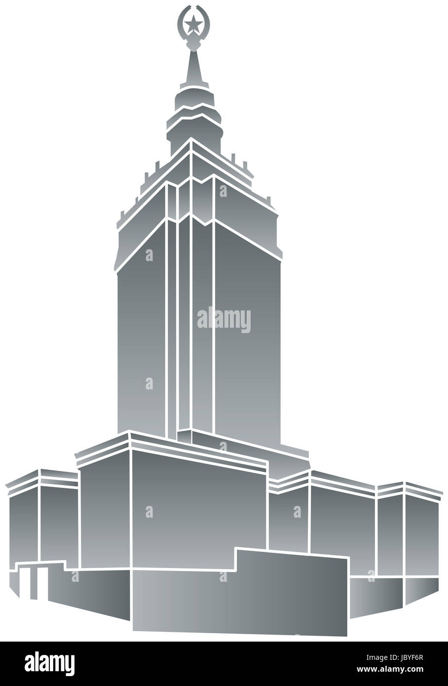 Contour Building Illustration - Vector Contour Acchitecture Series ...