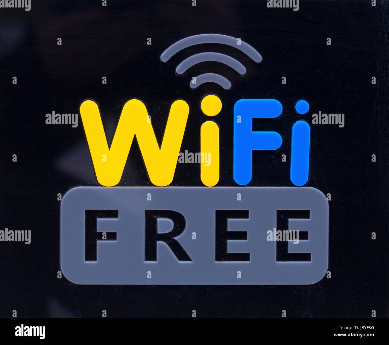 Free wifi sticker hi-res stock photography and images - Alamy