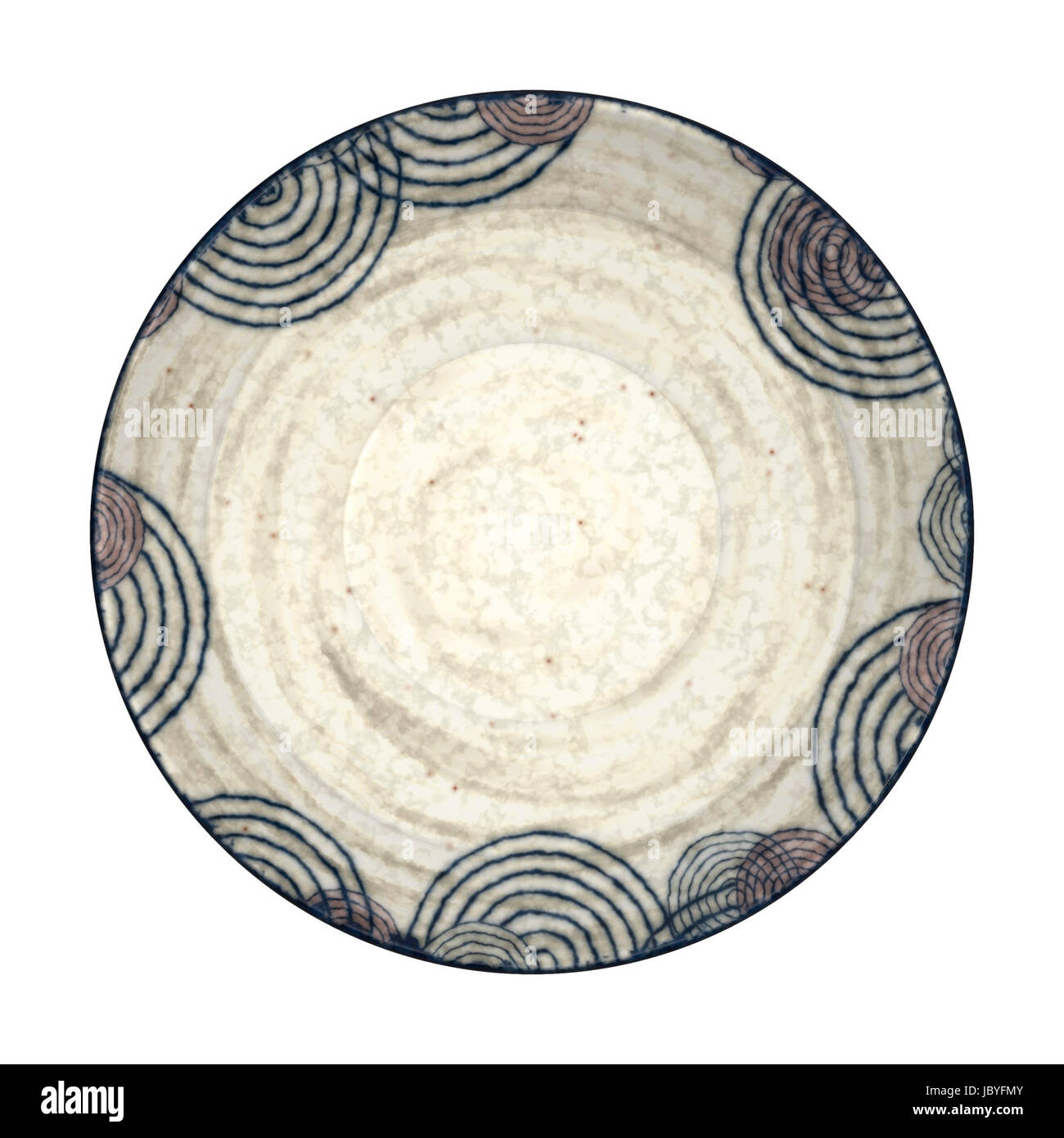 An image of a nice pottery plate Stock Photo - Alamy