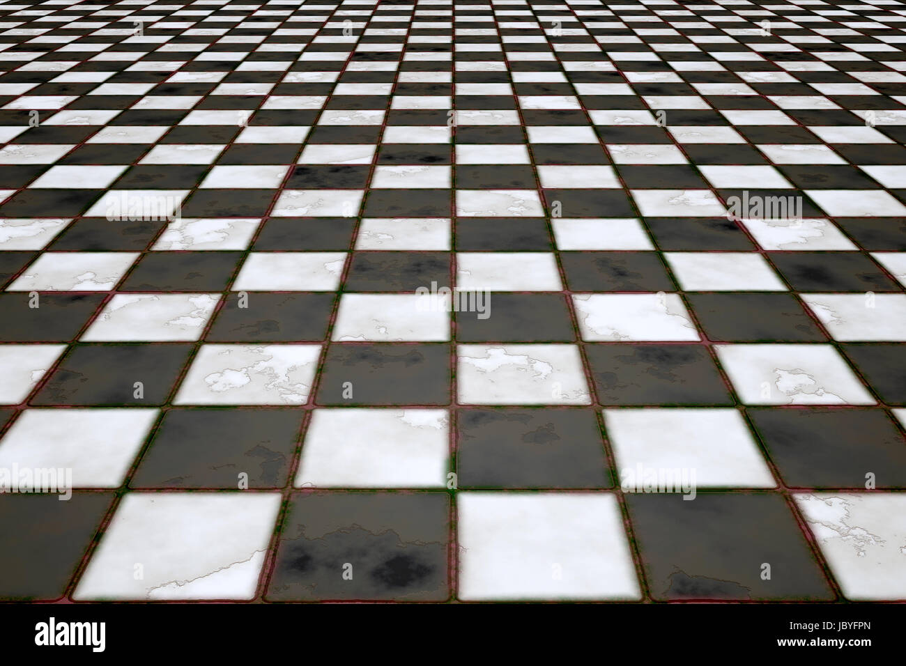 An image of a black and white tiles background Stock Photo - Alamy