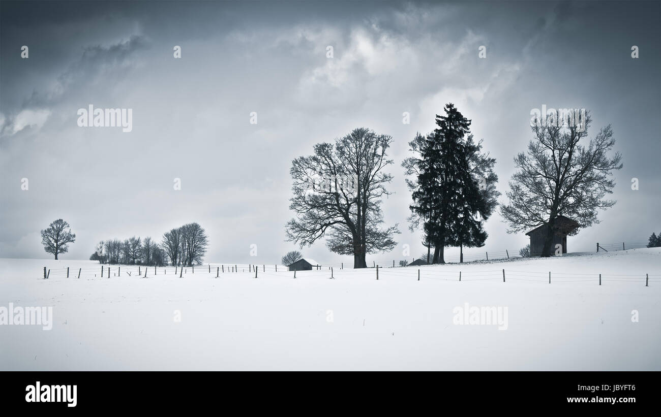 An image of a nice winter scenery Stock Photo - Alamy