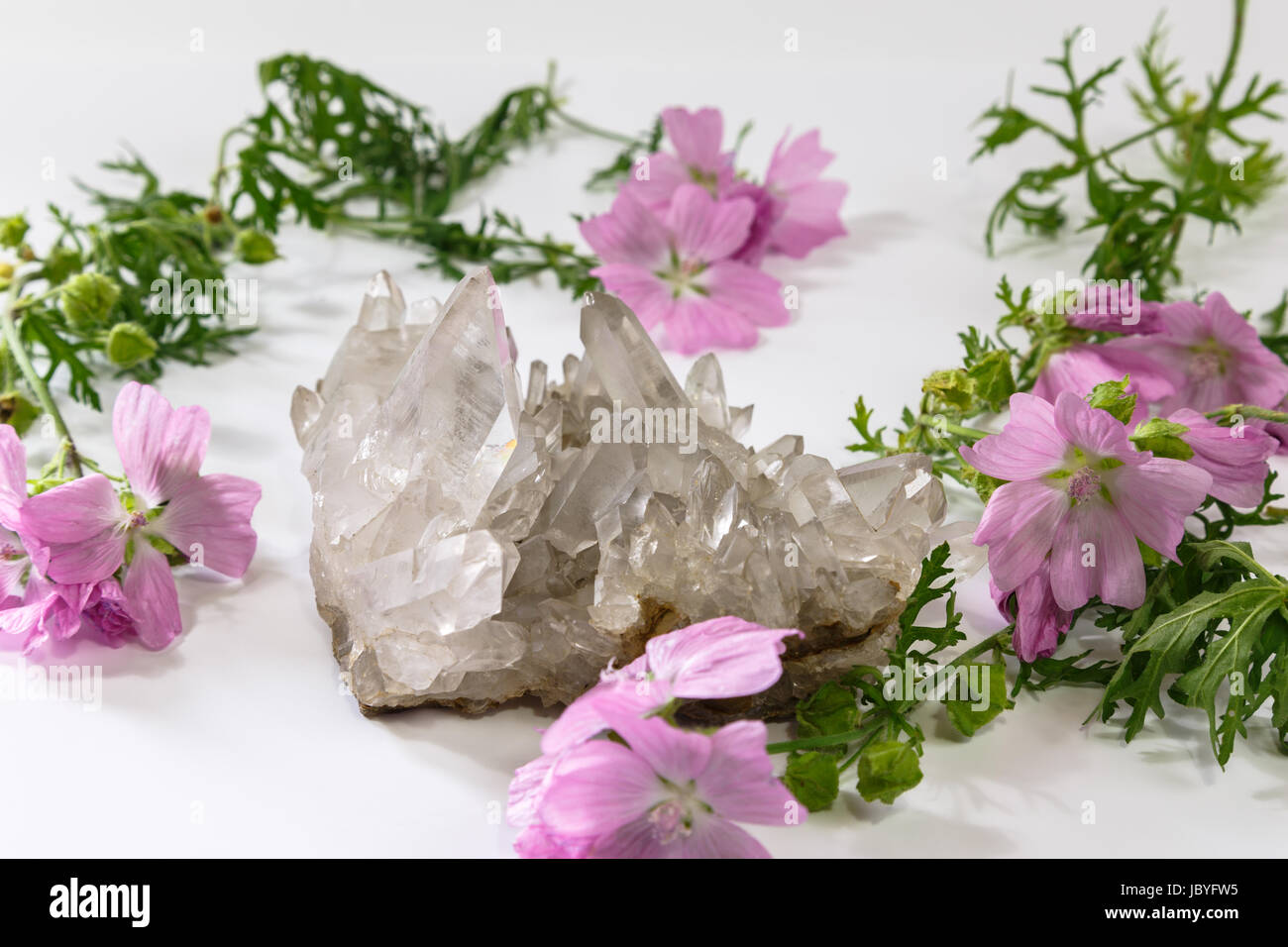 still life rock crystal Stock Photo - Alamy