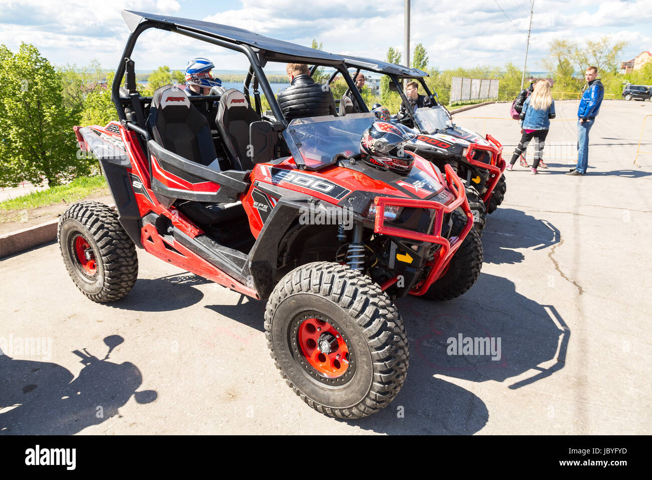 Red atv hi-res stock photography and images - Alamy