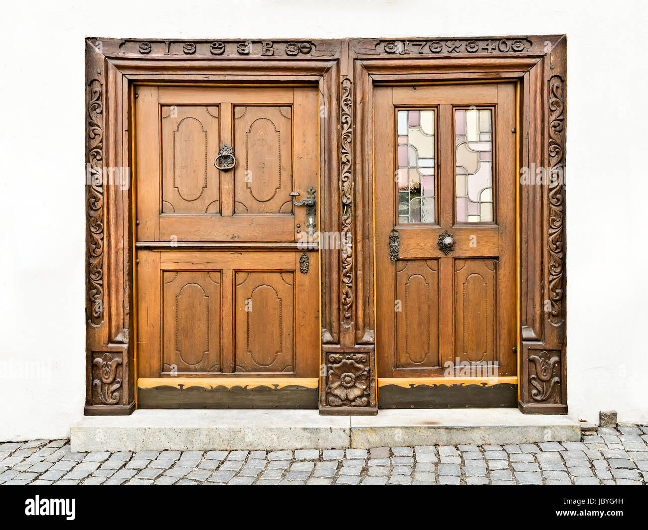Aged antique ancient house home germany hi-res stock photography and ...