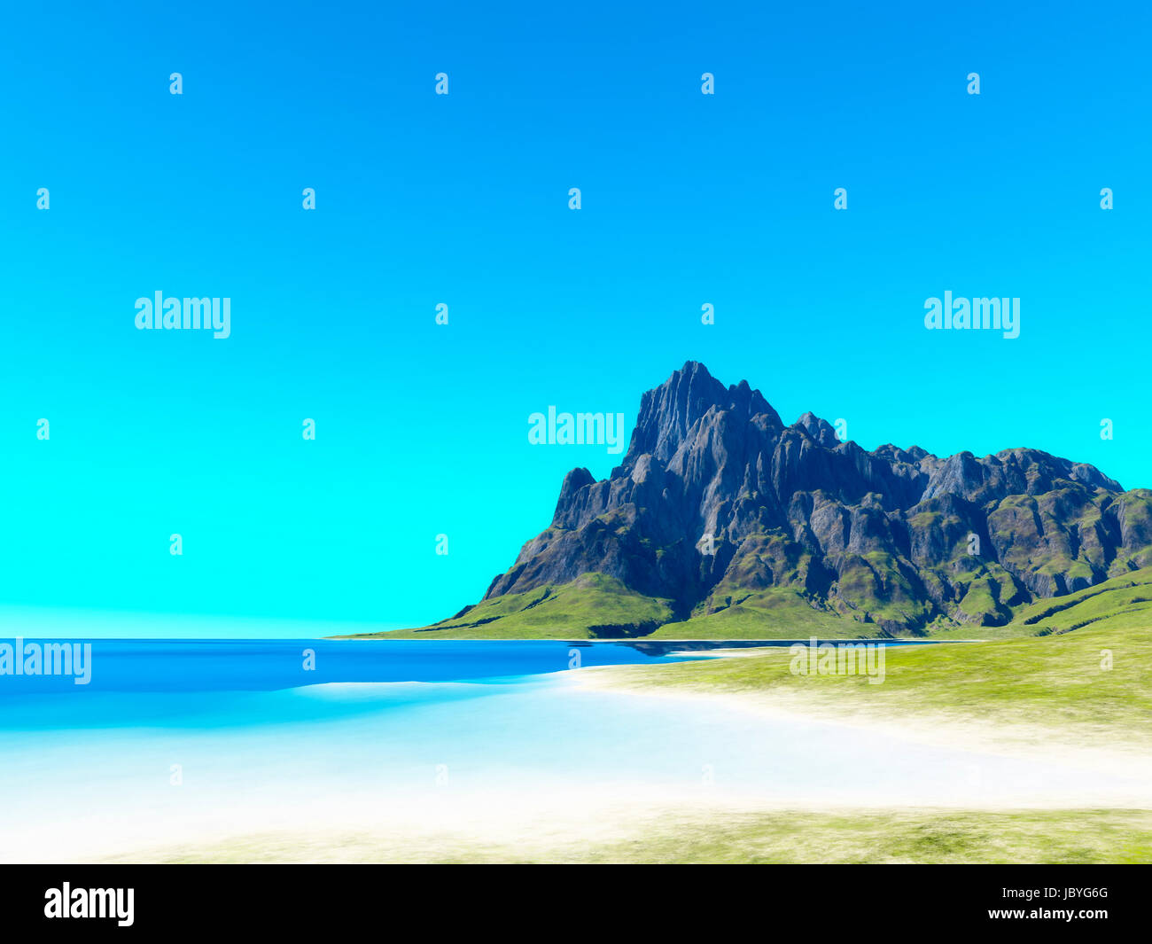 An image of a nice beach scenery background Stock Photo - Alamy