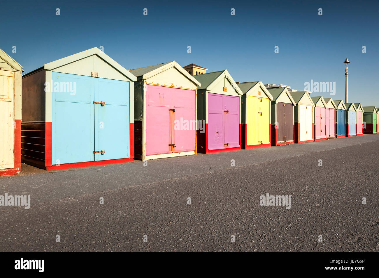 An image of the nice Brighton beach huts Stock Photo - Alamy