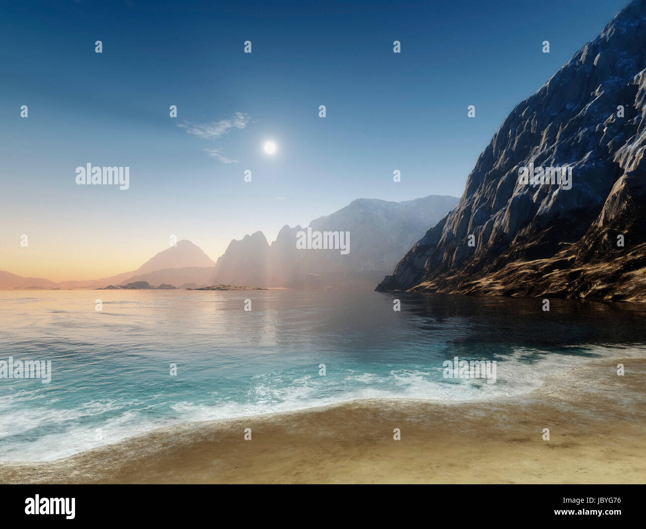 An image of a nice ocean scenery Stock Photo - Alamy