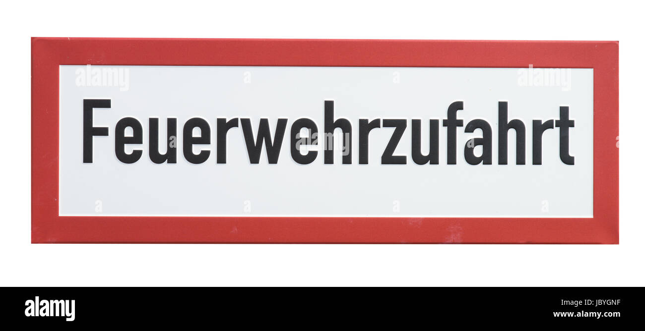 Fire department access sign hi-res stock photography and images - Alamy