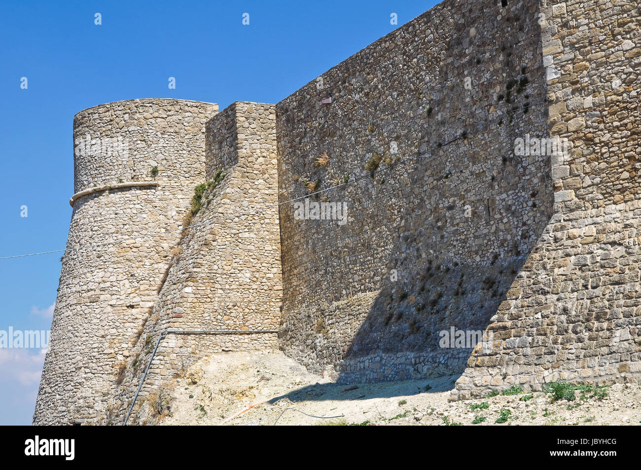 Norman swabian castle of Deliceto. Puglia. Italy Stock Photo - Alamy
