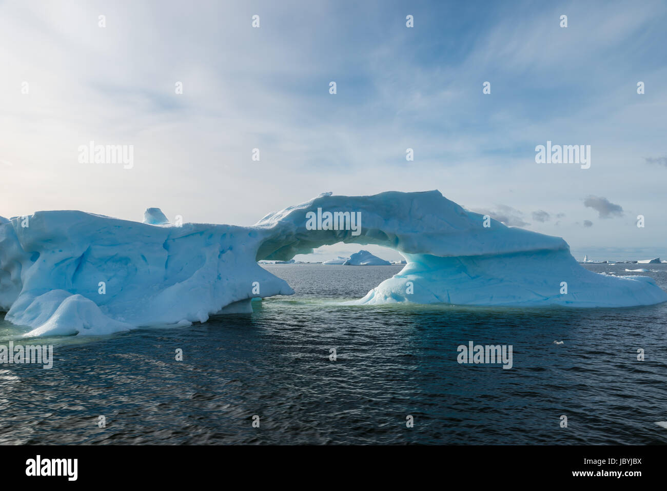 Fragile ice bridge in Antarctica Stock Photo - Alamy