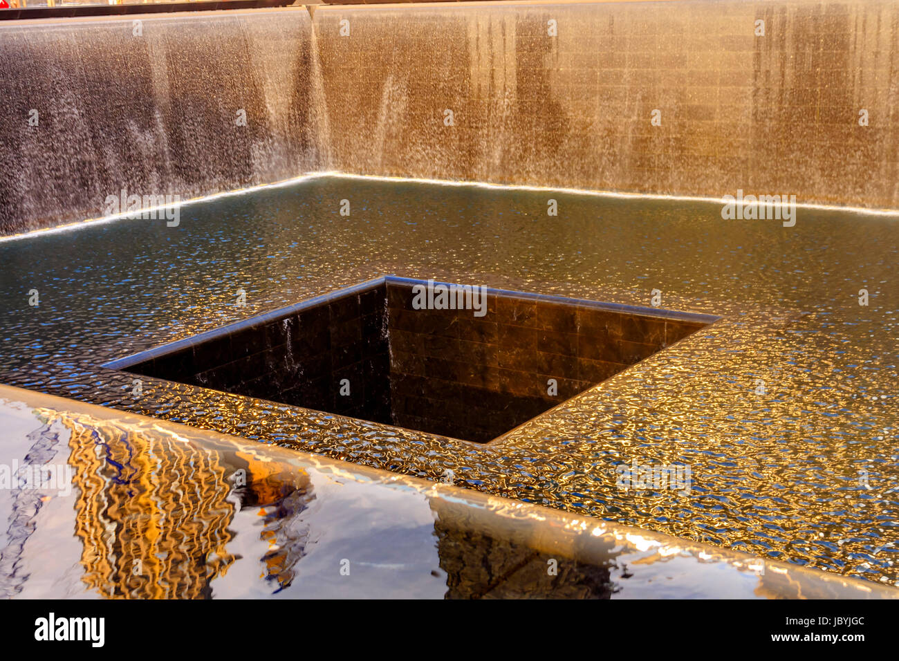 911 Memorial Pool Fountain Waterfall Reflections Abstract New York NY ...