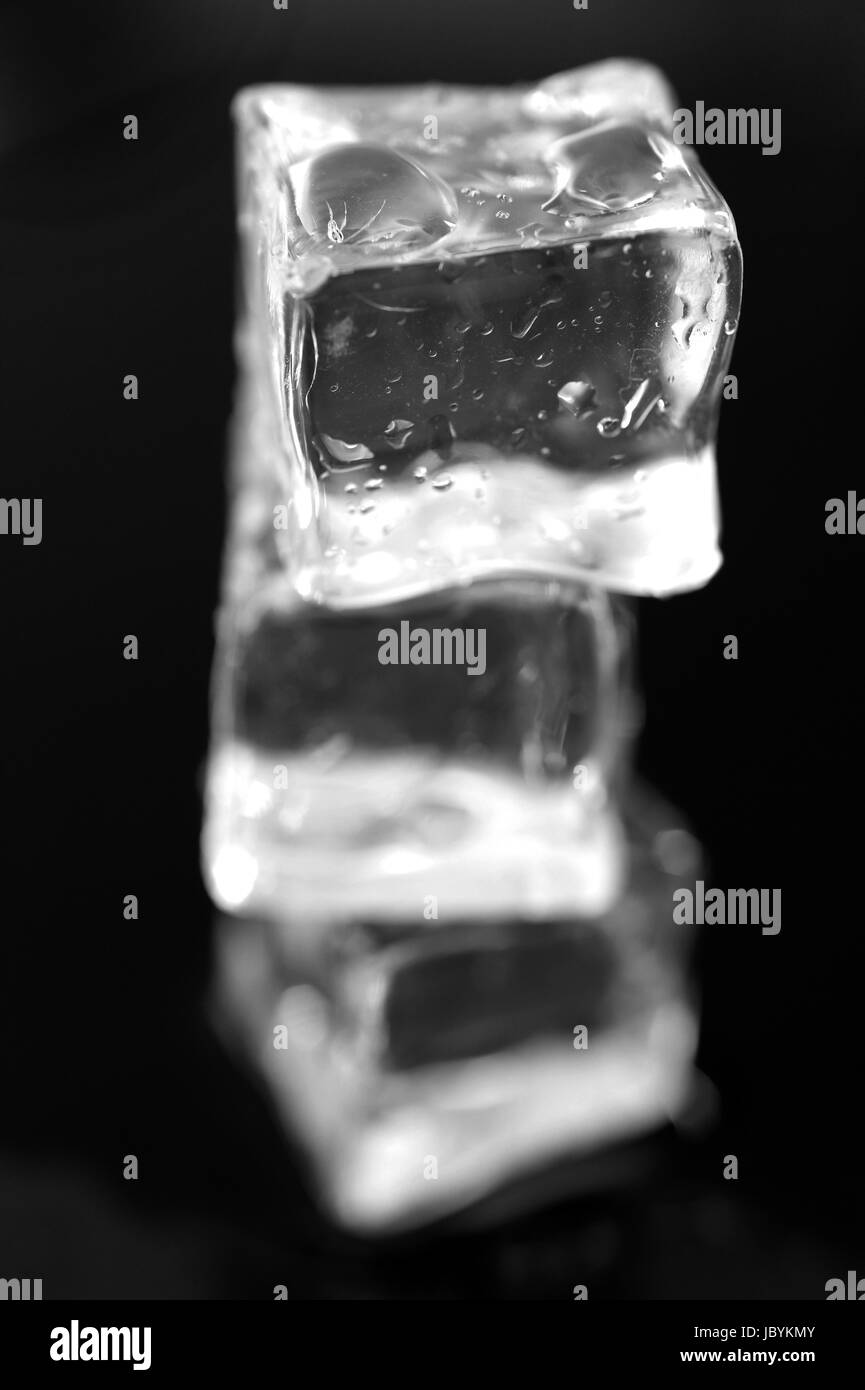 A close up shot of ice cubes Stock Photo - Alamy