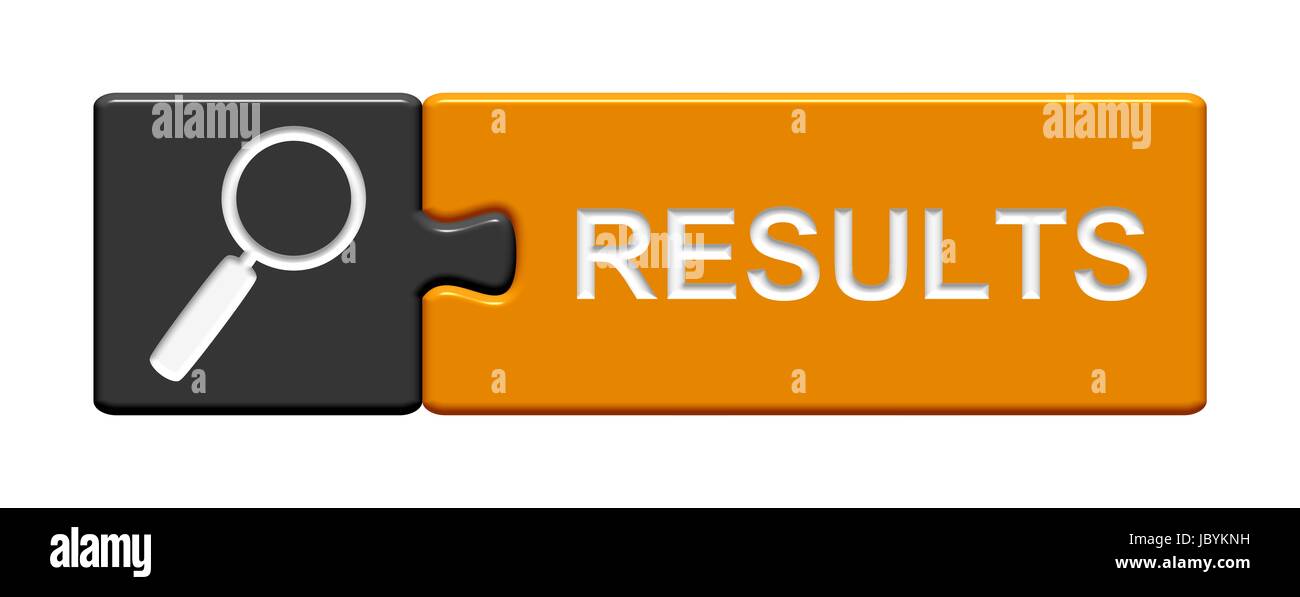 puzzle button: results Stock Photo - Alamy