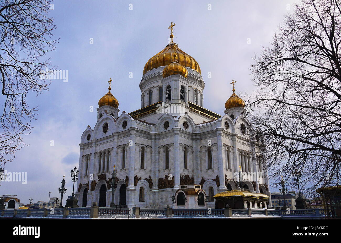 Cathedral of Christ the Saviour in Moscow Stock Photo - Alamy