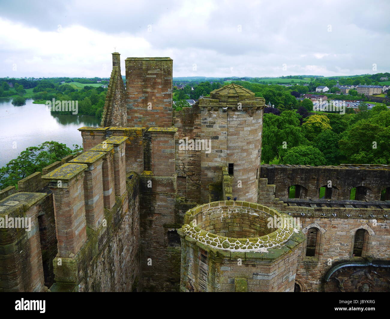 Castle on the north west coast of Scotland Stock Photo - Alamy
