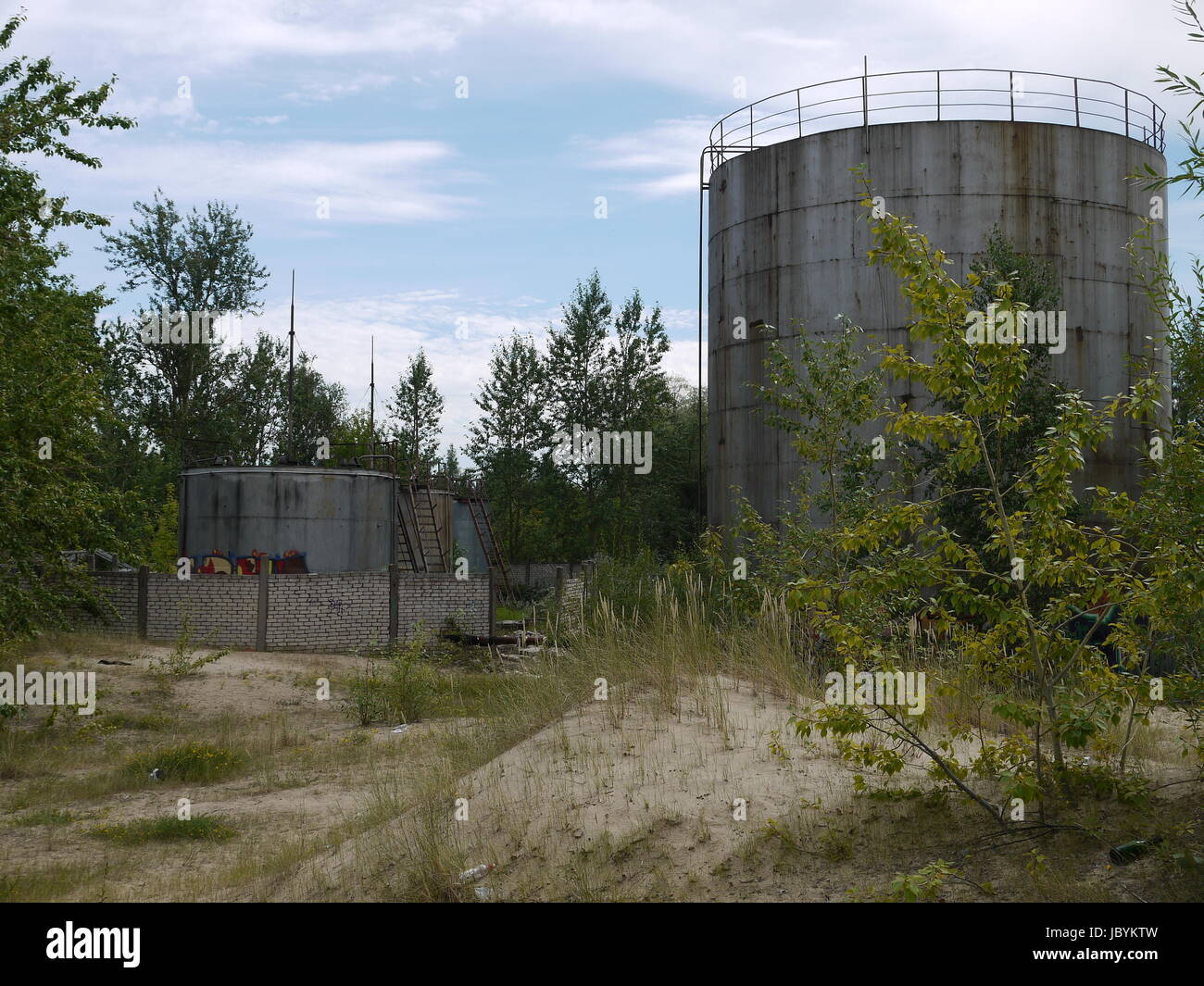 Old military base of Soviet army in Latvia Stock Photo - Alamy