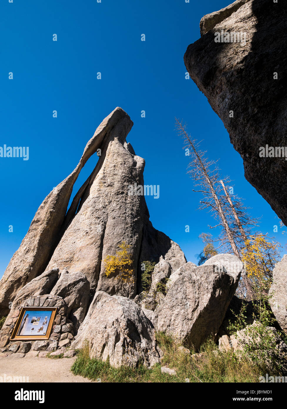The Needles Eye, Needles Highway, Custer State Park, South Dakota Stock ...