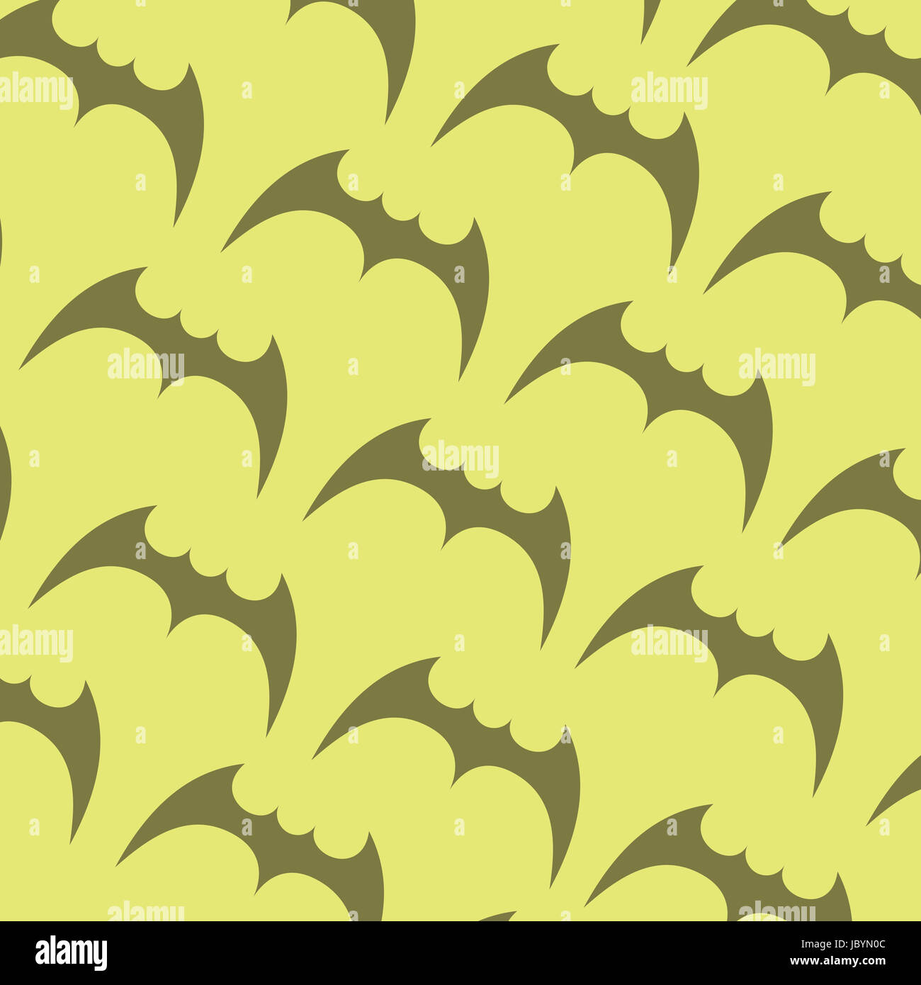 an illustration pattern of spooky bats halloween theme on plain ...